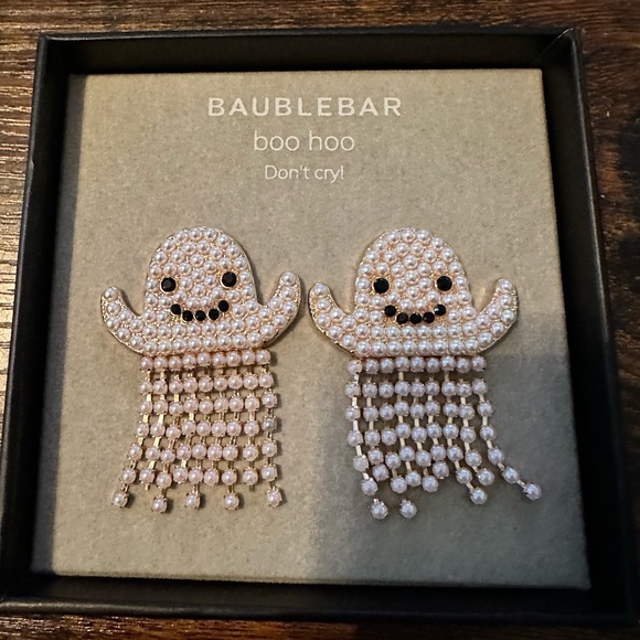 BaubleBar | Jewelry | Baublebar Boo Hoo Ghost Earrings | Poshmark